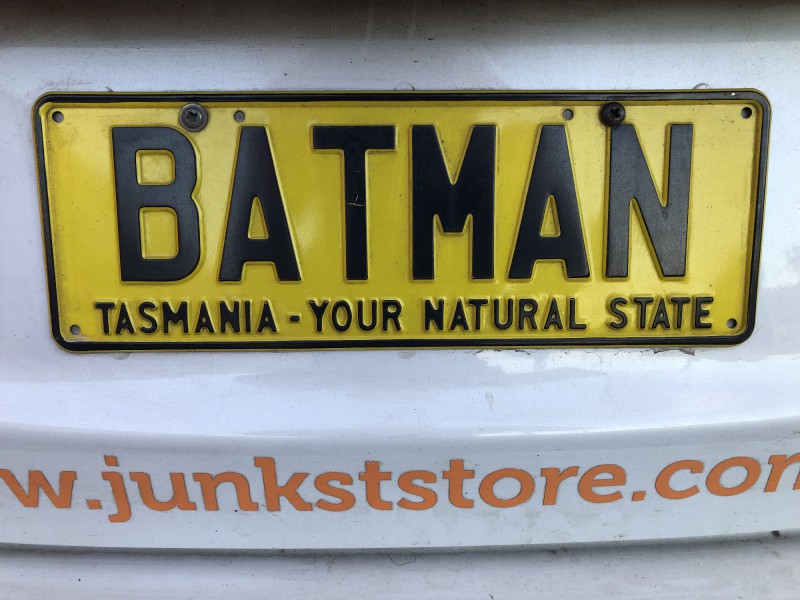 BATMAN Number Plates For Sale, TAS - MrPlates