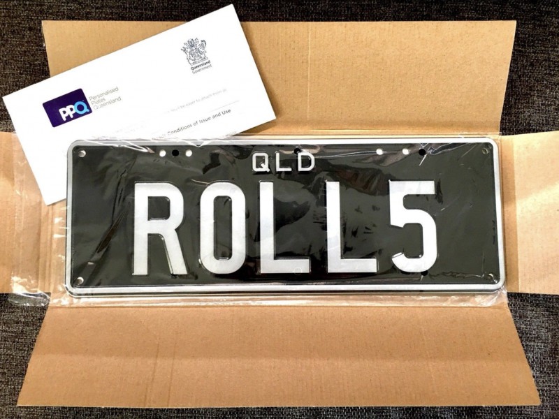 ROLL5 (ROLLS -) Number Plates For Sale, QLD - MrPlates