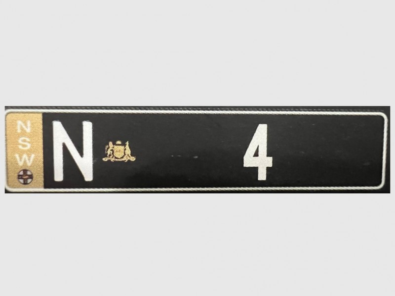 N 4 Number Plates For Sale, NSW - MrPlates