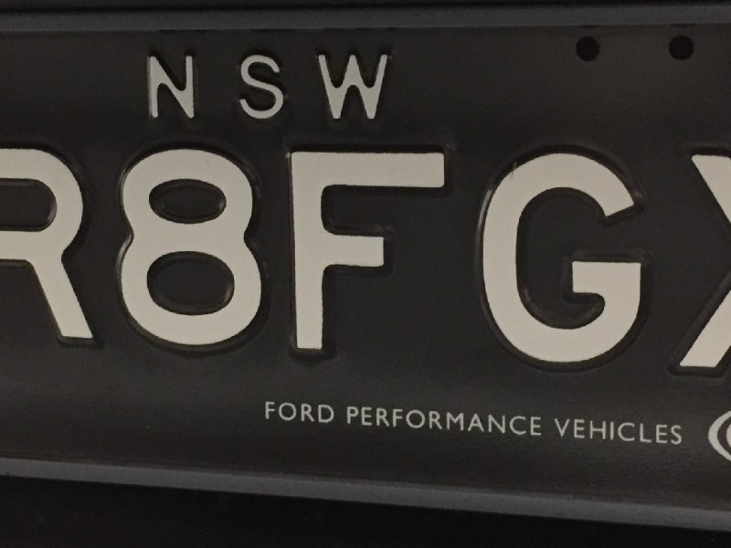 XR8FGX (Last XR8) Number Plates For Sale, NSW - MrPlates