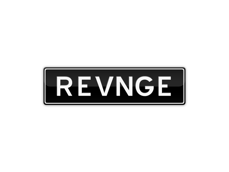 REVNGE (Revenge) Number Plates For Sale, QLD - MrPlates