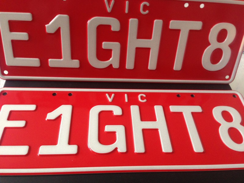 E1GHT8 (Lucky Numbers 8 8) Number Plates For Sale, VIC - MrPlates