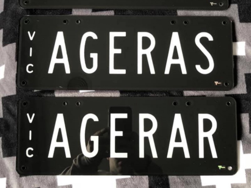 AGERAS (Koenigsegg AGERA S) Number Plates For Sale, VIC - MrPlates