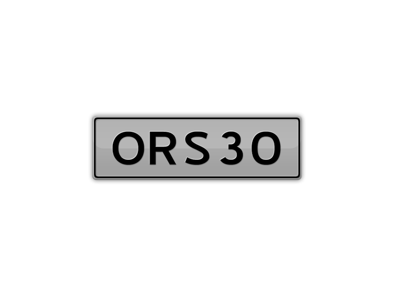 ORS30 (RS3) Number Plates For Sale, QLD - MrPlates