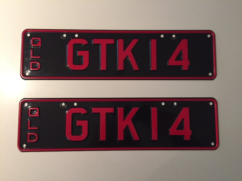 GTK14 (GT KIA) Number Plates For Sale, QLD - MrPlates