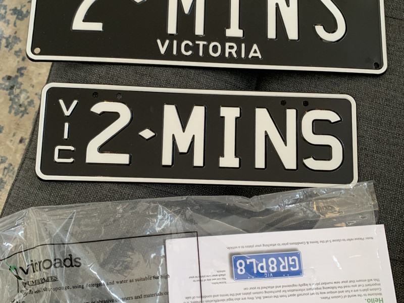 2MINS Number Plates For Sale, VIC - MrPlates