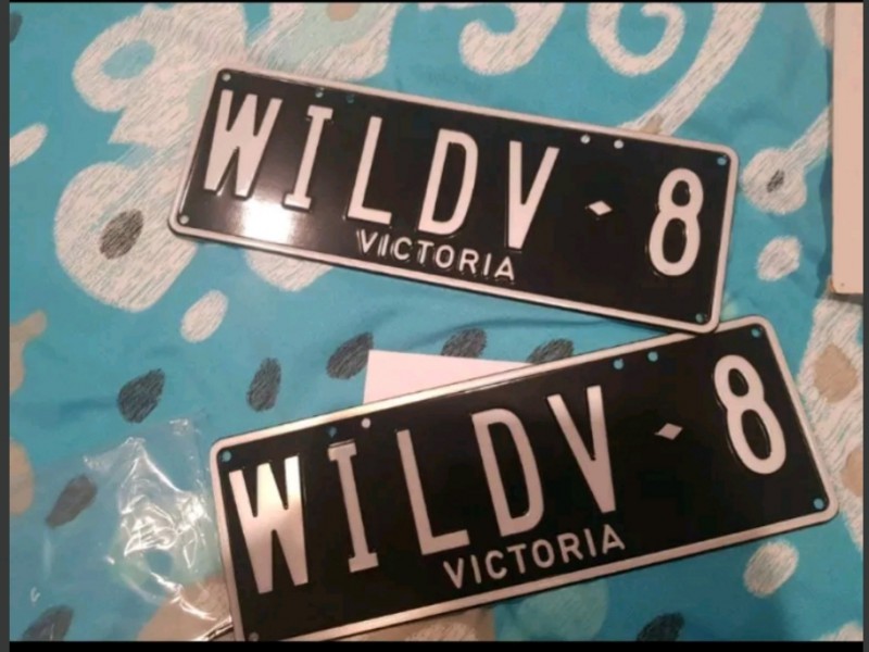 WILDV8 (WILD V8) Number Plates For Sale, VIC - MrPlates