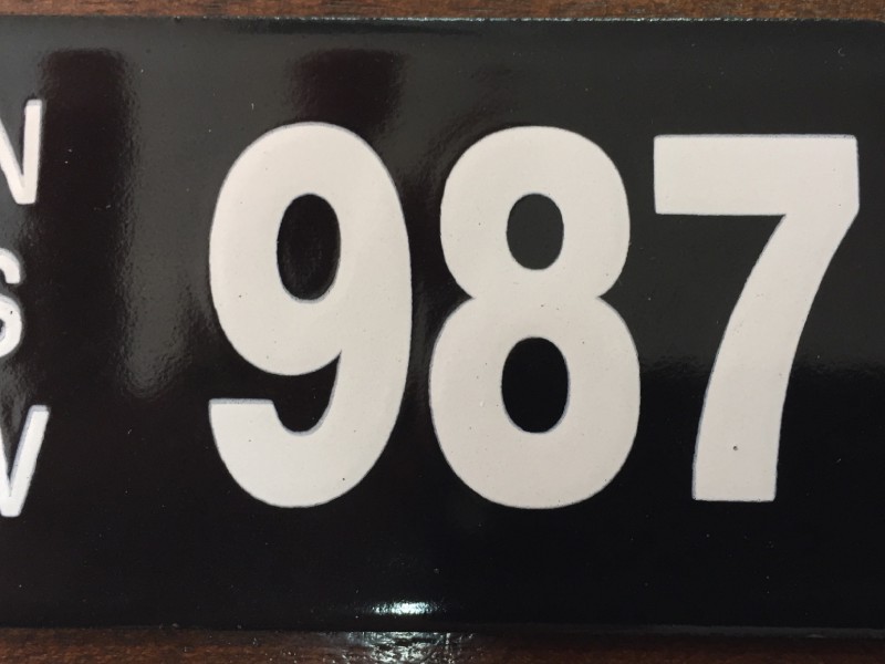 987 Number Plates For Sale, NSW - MrPlates