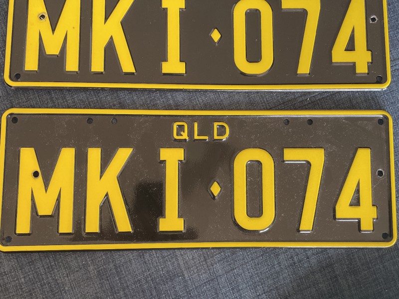 MKI 074 (Mk1 Ford Escort) Number Plates For Sale, QLD - MrPlates