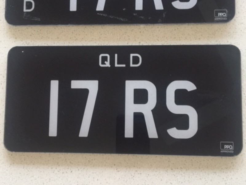 17 RS Number Plates For Sale, QLD - MrPlates