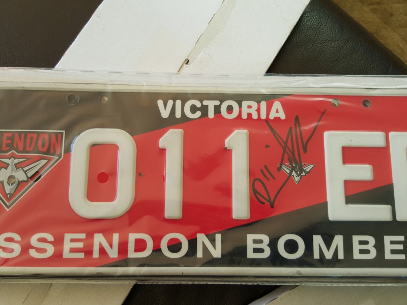 011EB (Essendon Football Cl) Number Plates For Sale, VIC - MrPlates