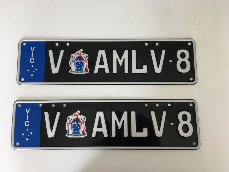 VAMLV8 (Aston Martin Vantage) Number Plates For Sale, VIC - MrPlates