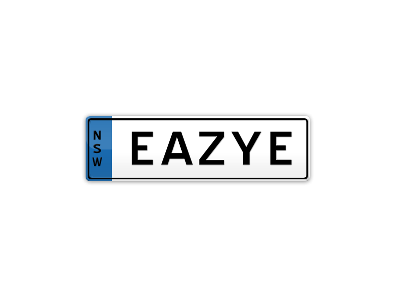 EAZYE (Eazy E) Number Plates For Sale, NSW - MrPlates