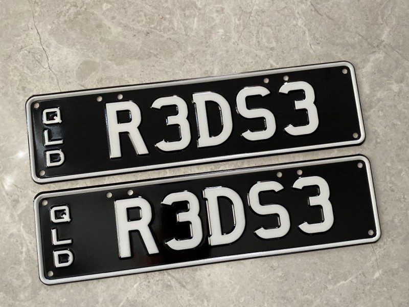 R3DS3 (RED S3) Number Plates For Sale, QLD - MrPlates