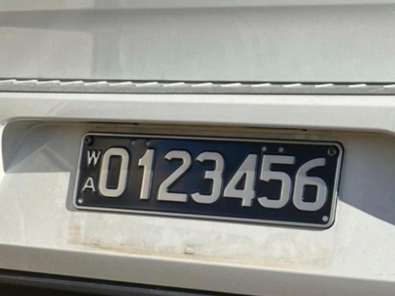 O123456 Number Plates For Sale, WA - MrPlates