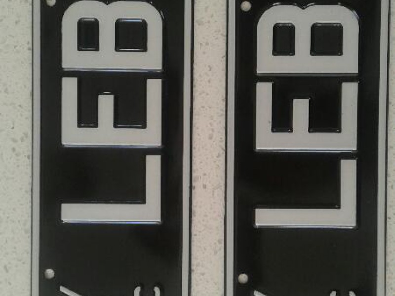 LEB (LEBANESE) Number Plates For Sale, VIC - MrPlates