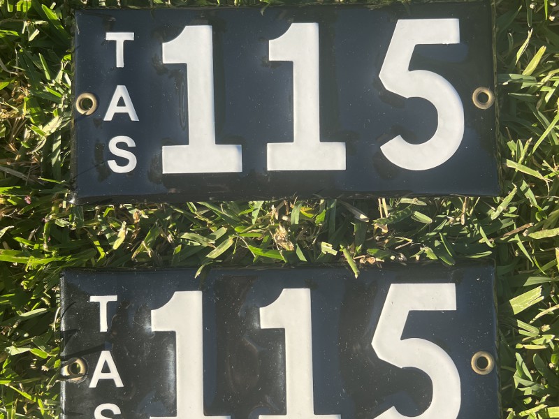 115 Number Plates For Sale, TAS - MrPlates