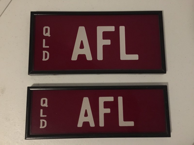 AFL (Aussie Rules) Number Plates For Sale, QLD - MrPlates