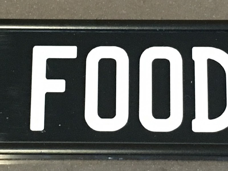 FOOD Number Plates For Sale, QLD - MrPlates