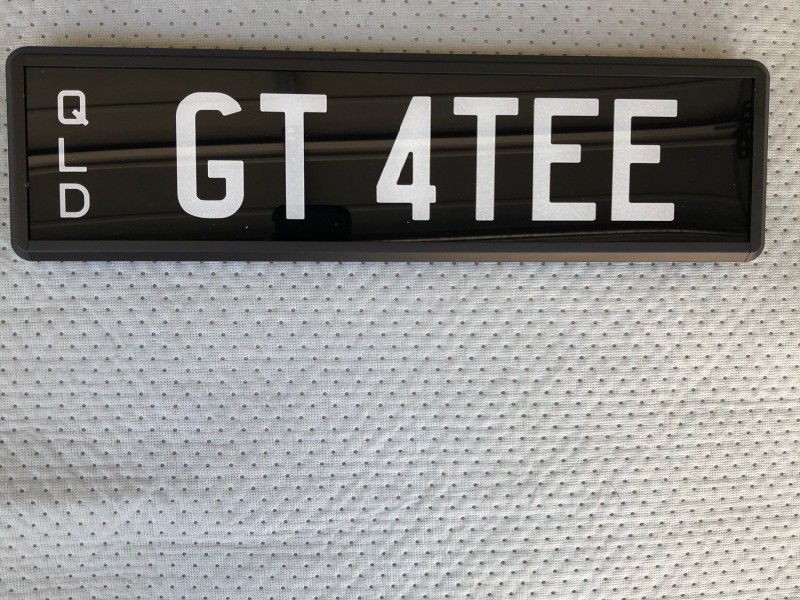 GT4TEE (GT40) Number Plates For Sale, QLD - MrPlates
