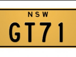 GT71 (Ford Xy GT 1971) Number Plates For Sale, NSW - MrPlates