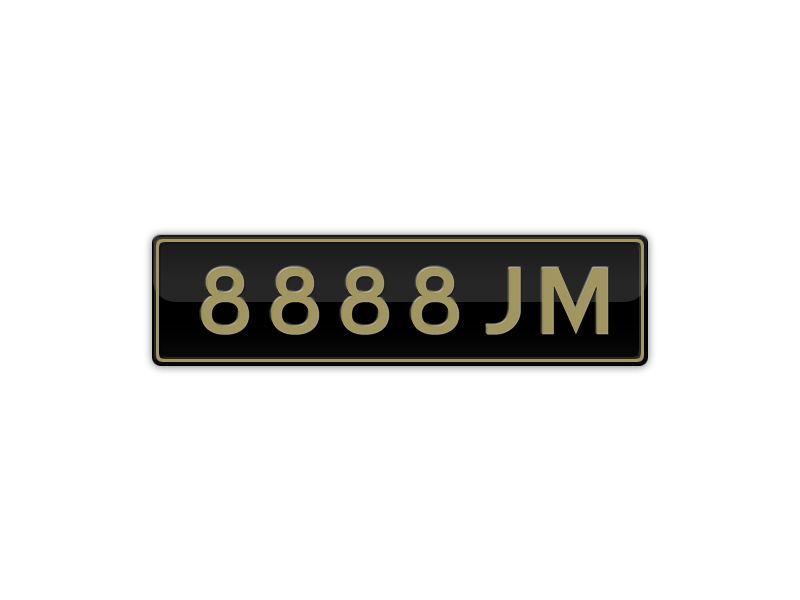 8888JM Number Plates For Sale, NSW - MrPlates