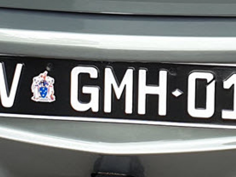 V GMH 01 (Gen Motors Holden) Number Plates For Sale, VIC - MrPlates
