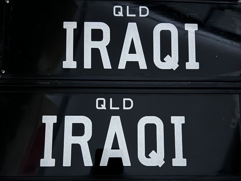 IRAQI Number Plates For Sale, QLD - MrPlates