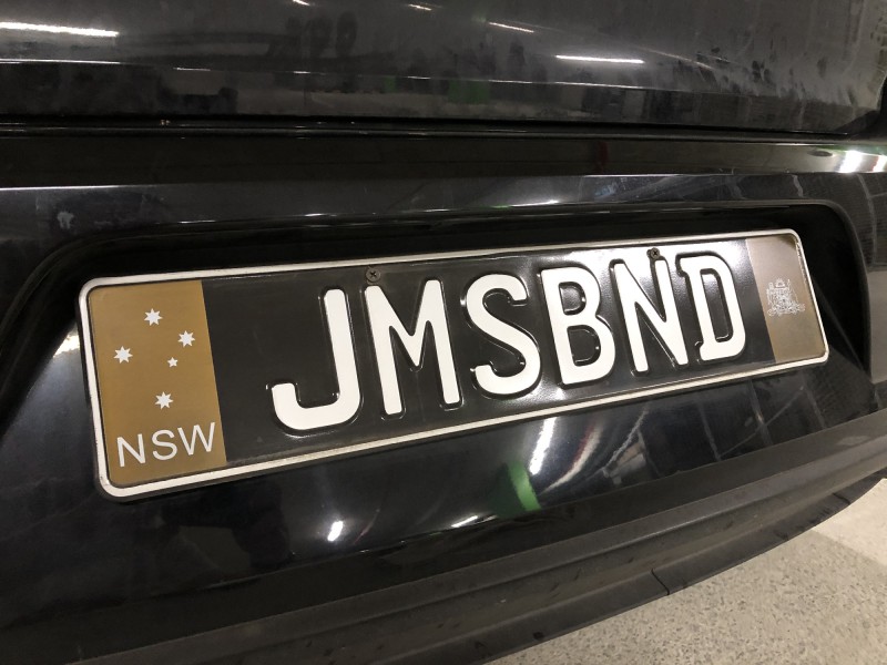 JMSBND (James Bond) Number Plates For Sale, NSW - MrPlates
