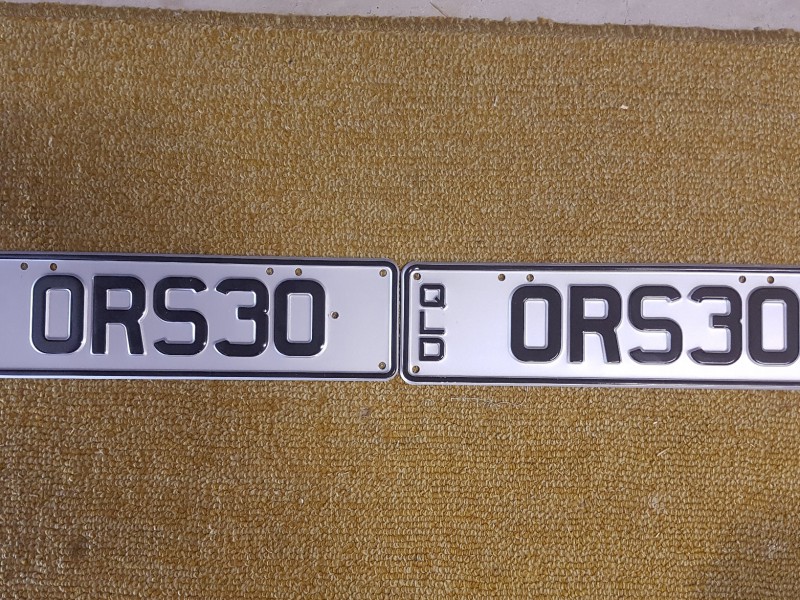 ORS30 (RS3) Number Plates For Sale, QLD - MrPlates