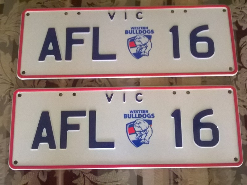 AFL 16 (AFL Premiership 2016) Number Plates For Sale, VIC - MrPlates