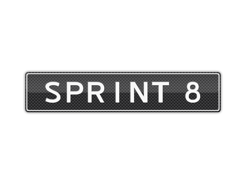 SPRINT 8 (FORD FGX XR8 SPRINT) Number Plates For Sale, QLD - MrPlates