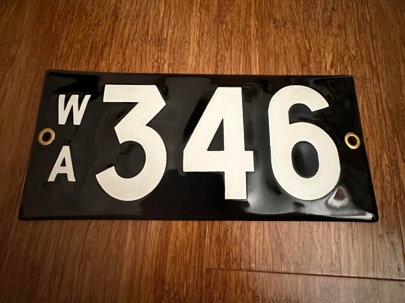 346 Number Plates For Sale, WA - MrPlates