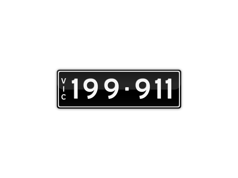 199·911 (199.911 111.600) Number Plates For Sale, VIC - MrPlates