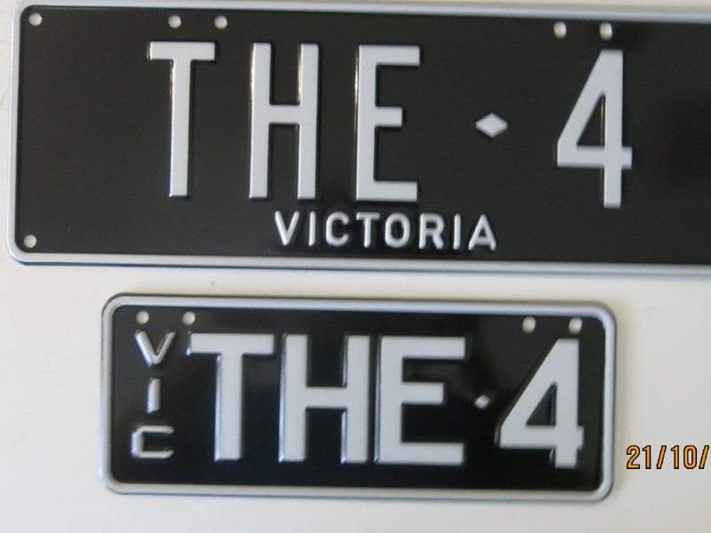 THE 4 (BMW The 4 Coupe) Number Plates For Sale, VIC - MrPlates