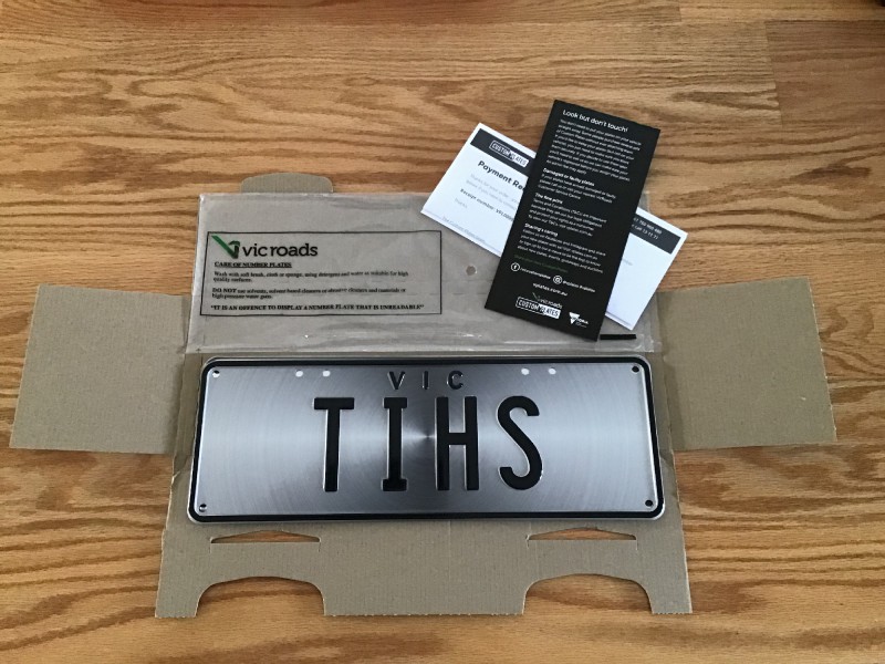 TIHS (SHIT) Number Plates For Sale, VIC - MrPlates
