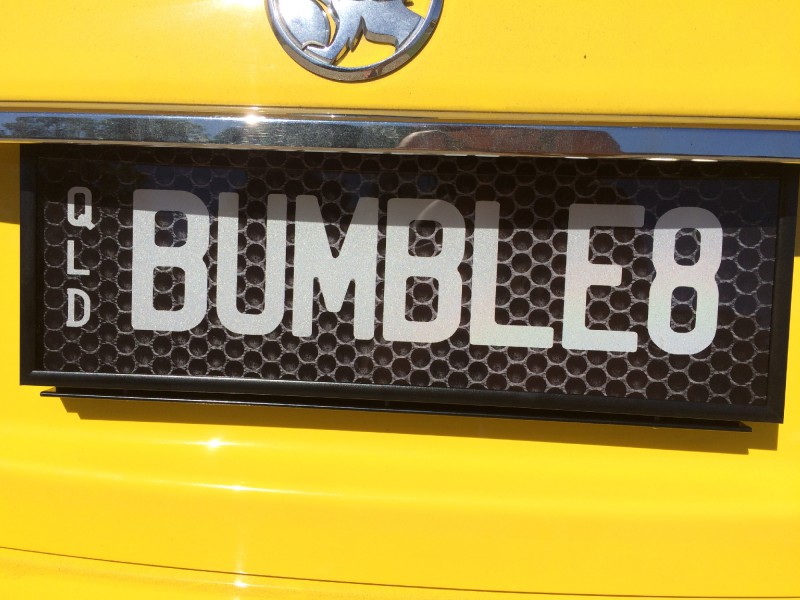 BUMBLE8 (Bumble Bee) Number Plates For Sale, QLD - MrPlates