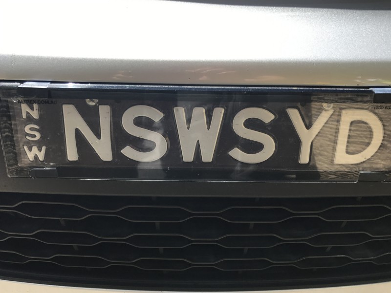 NSWSYD (NSW SYD) Number Plates For Sale, NSW - MrPlates