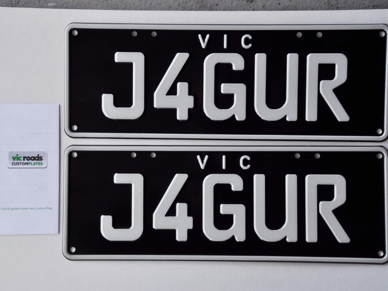 J4GUR (JAGUAR) Number Plates For Sale, VIC - MrPlates