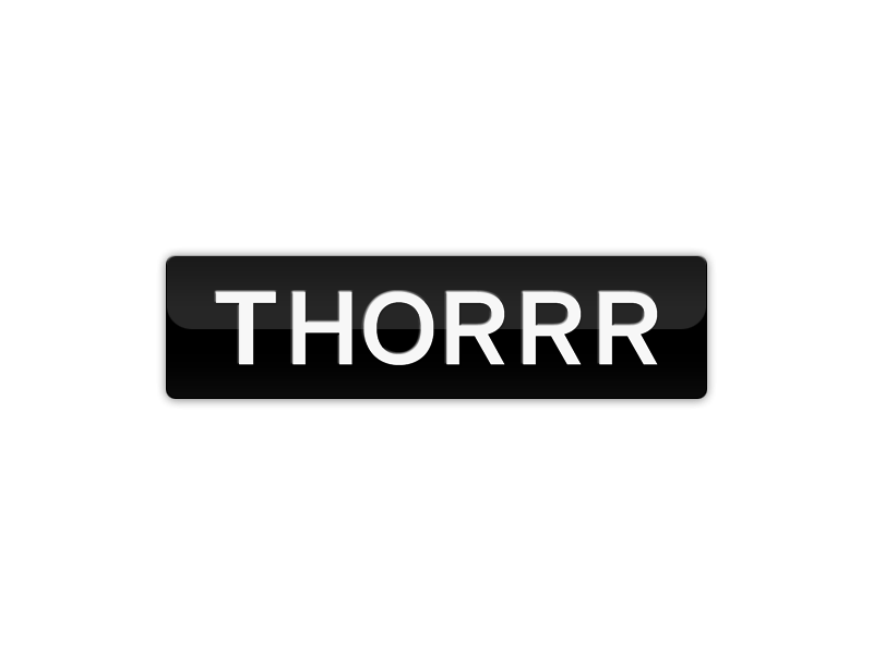 THORRR (Thor) Number Plates For Sale, VIC - MrPlates