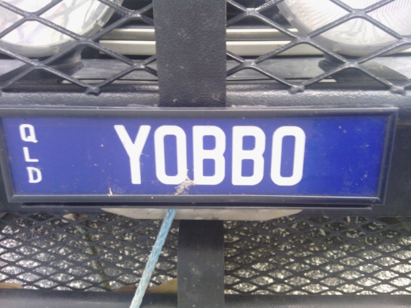 YOBBO Number Plates For Sale, QLD - MrPlates