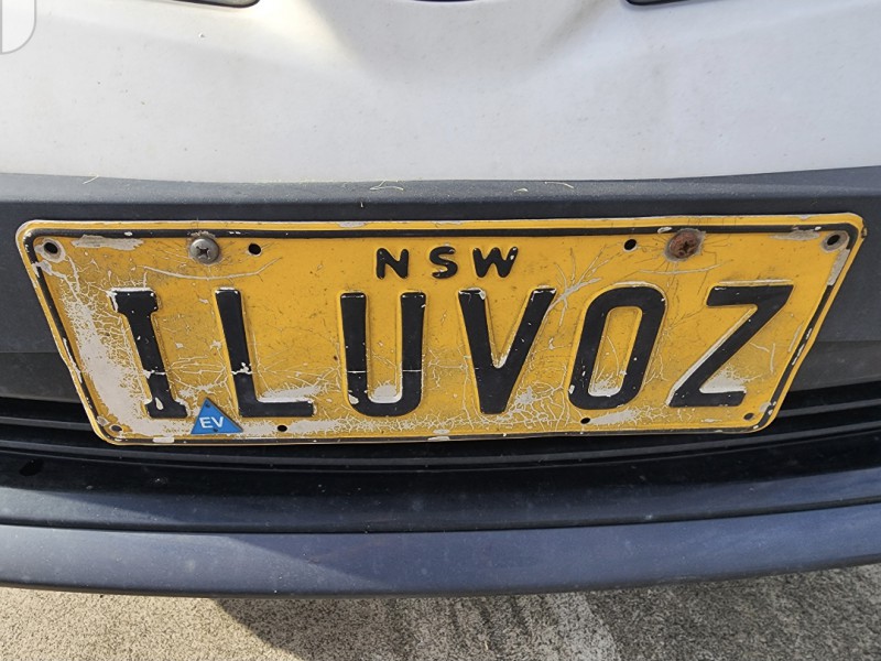 ILUVOZ (I LOVE OZ ( Australia )) Number Plates For Sale, NSW - MrPlates