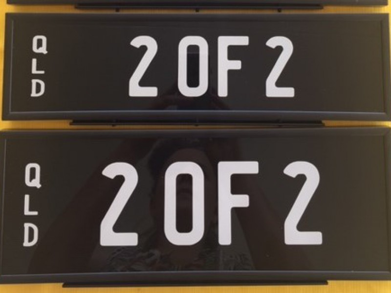 1 OF 2 (1 OF 2 AND 2 OF 2) Number Plates For Sale, QLD - MrPlates