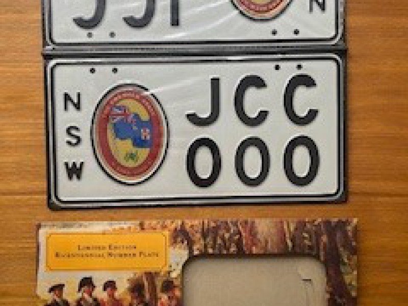 JCC000 (BICENTENNIAL NUMBER PLATES) Number Plates For Sale, NSW - MrPlates