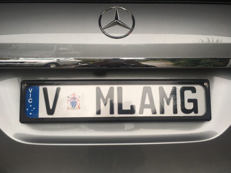 V ML AMG (Mercedes M Class SUV) Number Plates For Sale, VIC - MrPlates