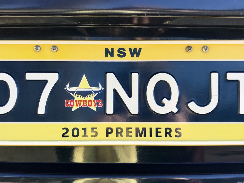 07NQJT (NRL Thurston) Number Plates For Sale, NSW - MrPlates
