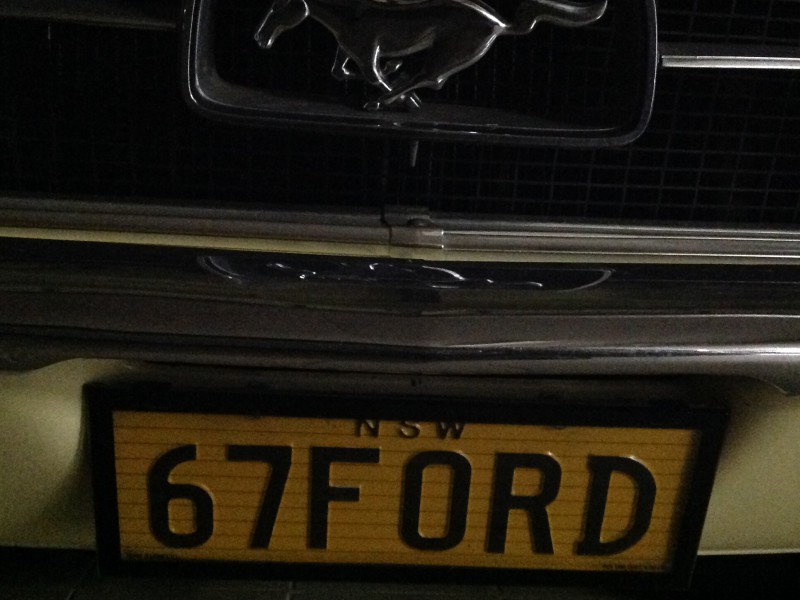 67FORD (67 Mustang) Number Plates For Sale, NSW - MrPlates