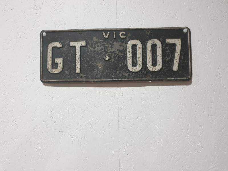 GT 007 Number Plates For Sale, VIC - MrPlates