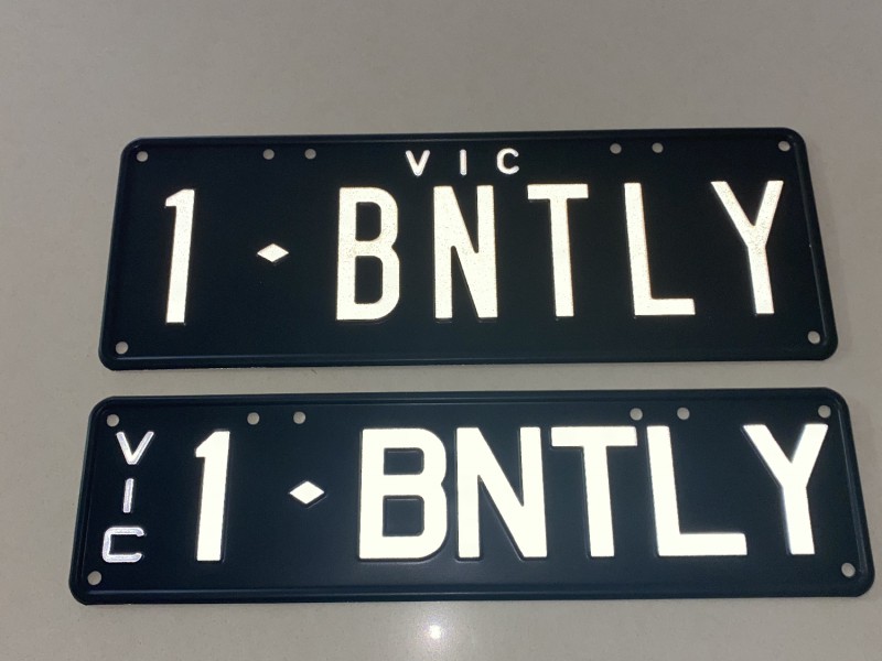 1BNTLY (1 Bentley) Number Plates For Sale, VIC - MrPlates