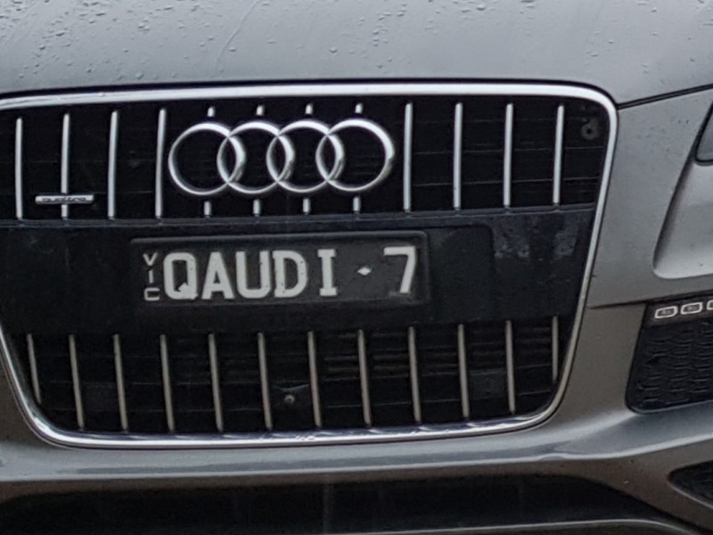 QAUDI 7 (Audi Q7) Number Plates For Sale, VIC - MrPlates